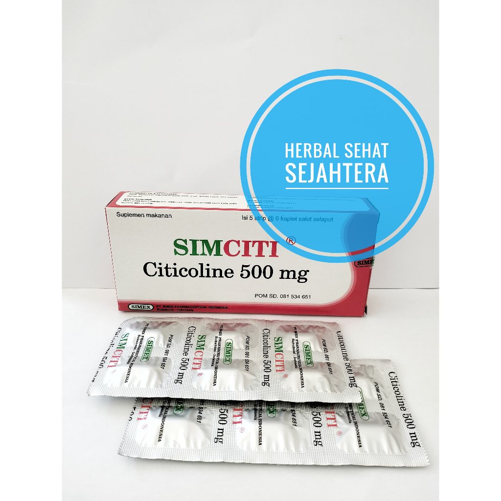 Jual SIMCITI 500 MG Kaplet - membantu menangani penurunan kemampuan ...