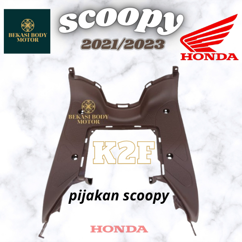 Jual step floor bordes dek pijakan kaki Scoopy esp LED new prestige sporty 2021 2022 K2F COKLAT ...