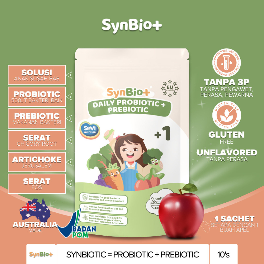 Jual Probiotic + Prebiotic - Synbio+ Untuk Pencernaan Anak Dengan ...