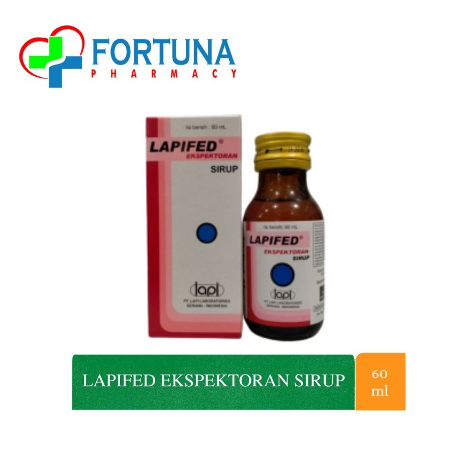 Jual LAPIFED EXPECTORANT SIRUP | 60 ml | Sirup Obat Batuk Berdahak dan ...