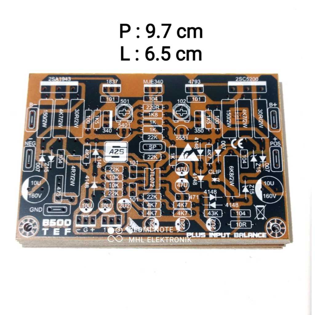 Jual PCB Driver APEX B500 TEF Input Balance 1350W Fiber PCB POWER APEX B500 TEF PERTINAK ...