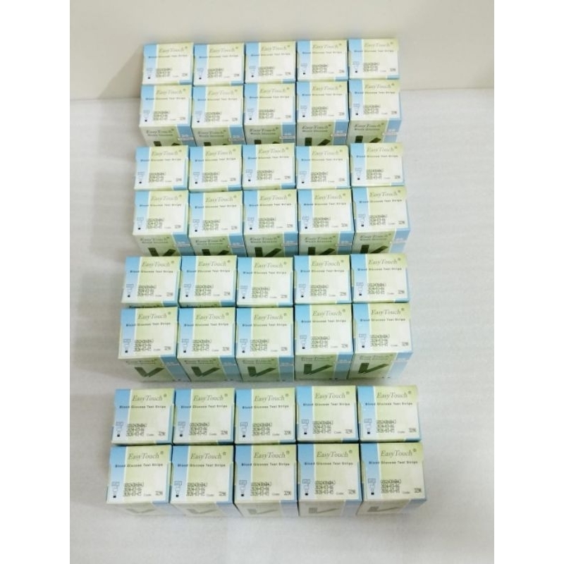 Jual Paket 40Box Easy Touch Blood Glucose 25 strip easy touch Easytouch ...