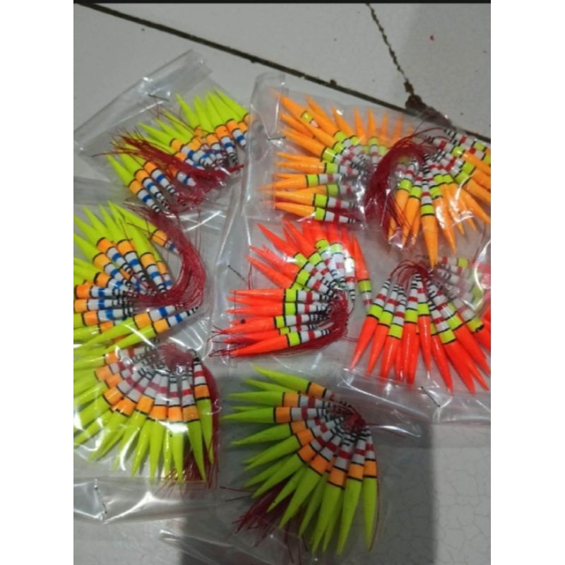 Jual pelampung busa Kumbul terbaru bagus isi 10 pcs ( 3 warna. hijau ...