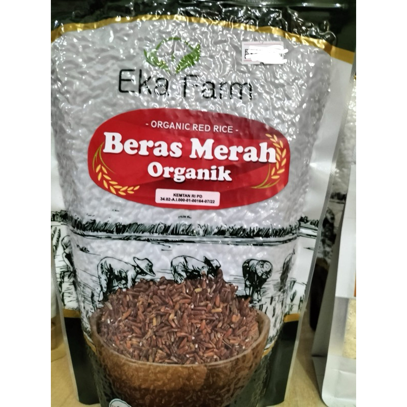 Jual beras merah organik 1 kg | Shopee Indonesia