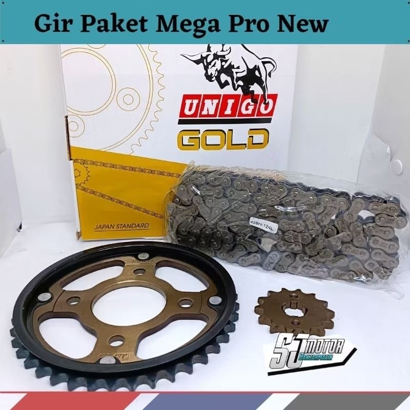 Jual Gir Paket Gir Set Unigo Mega Pro New Monoshock Tiger Revo CB150 ...