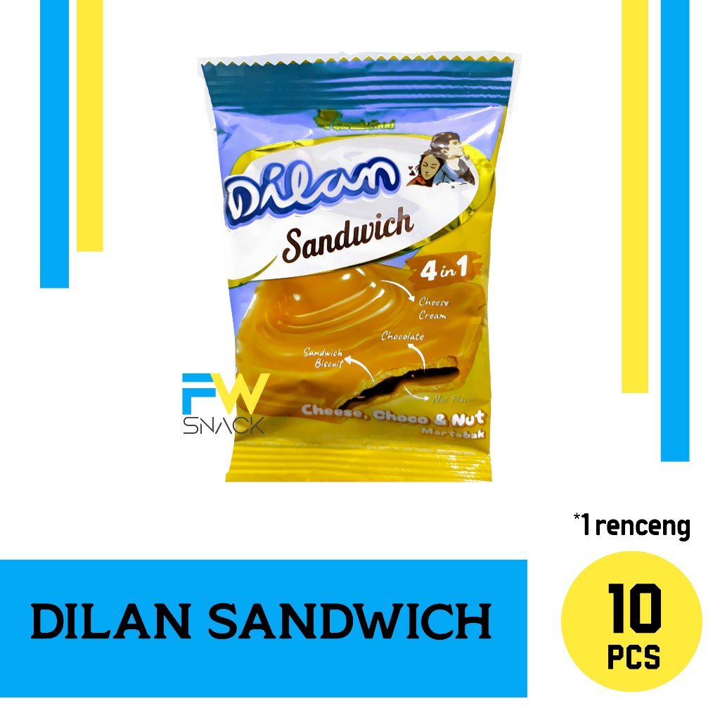 Jual Dilan sandwich 3 in 1 renceng | Shopee Indonesia