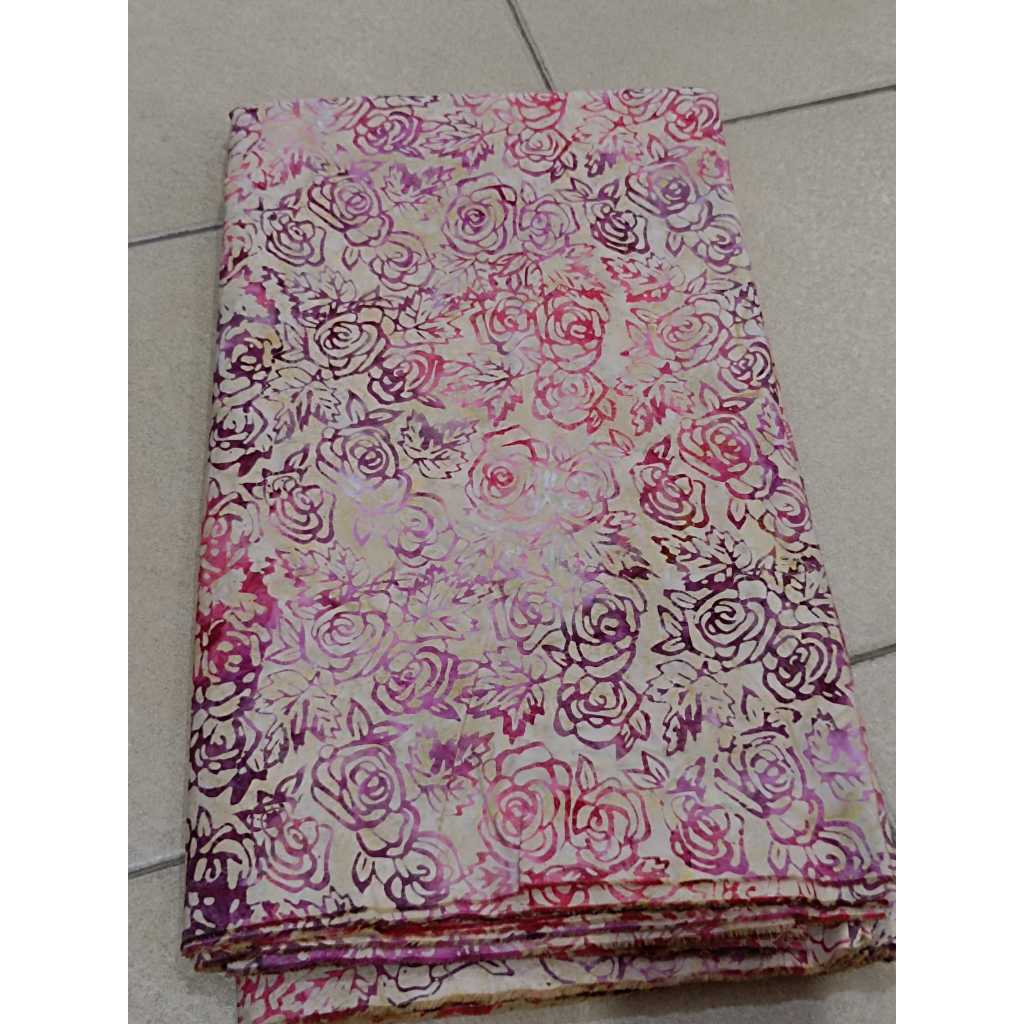 Jual Batik Bali Motif Mawar Code:MW Bahan Katun ( BACA DISCLAIMER ...