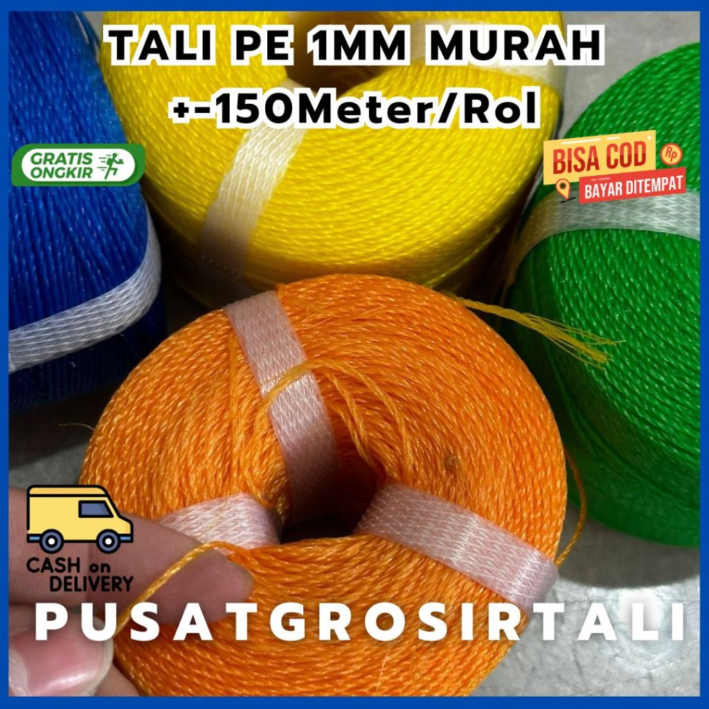 Jual TALI LATO/TAMBANG PE 1MM-2.5MM MURAH BERKUALITAS | Shopee Indonesia