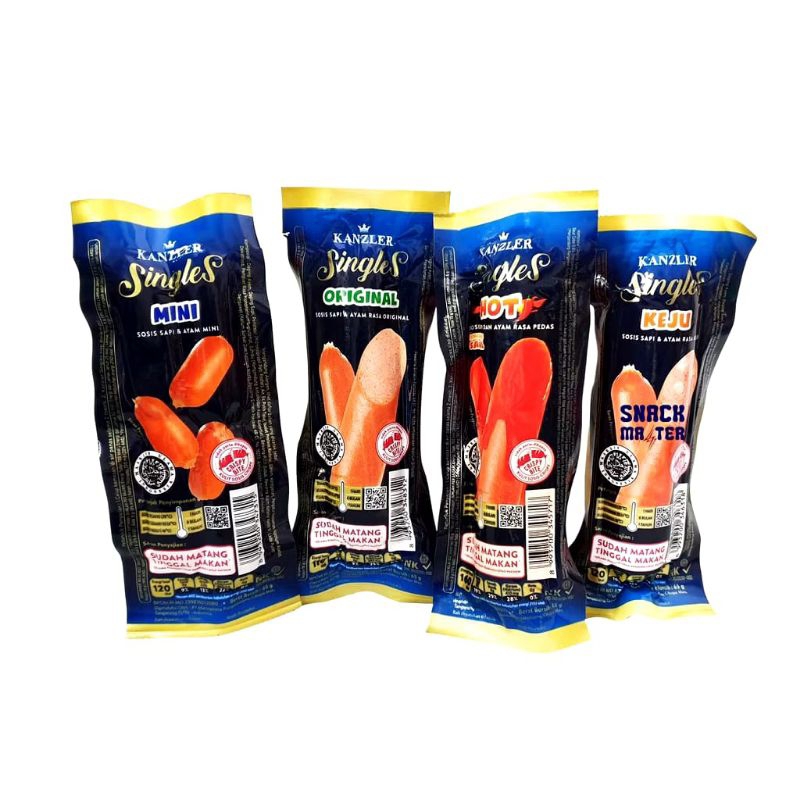 Jual Kanzler Sosis Singles Random Varian 65gr | Shopee Indonesia
