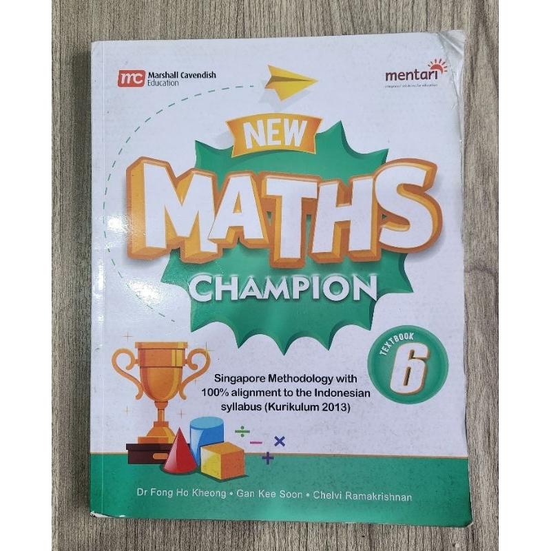 Jual Buku New Maths Champion 6 Textbook 6 | Shopee Indonesia