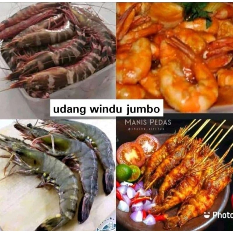 Jual udang tiger udang windu 1kg | Shopee Indonesia