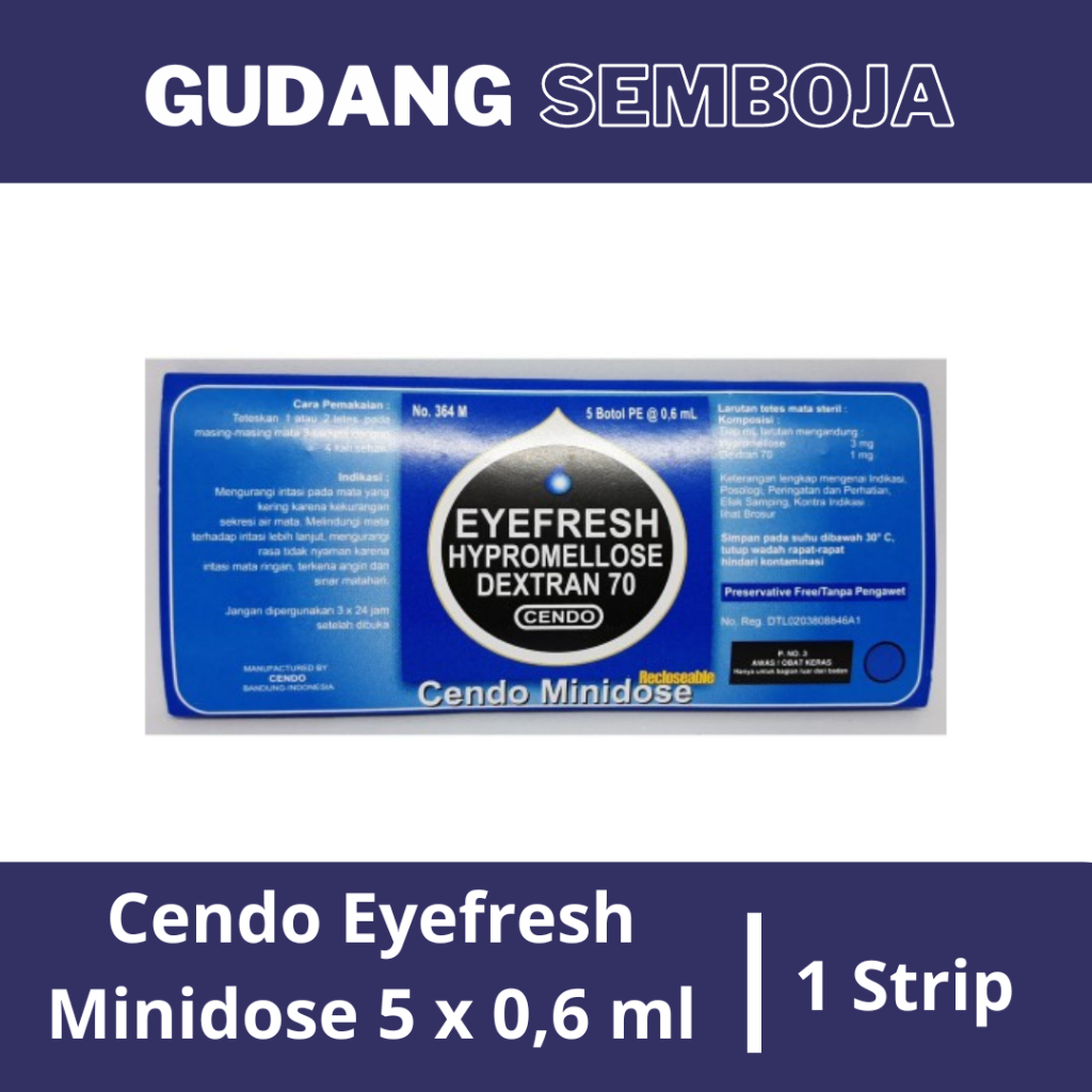 Jual Cendo Eyefresh Minidose 5 x 0,6 ml | Shopee Indonesia