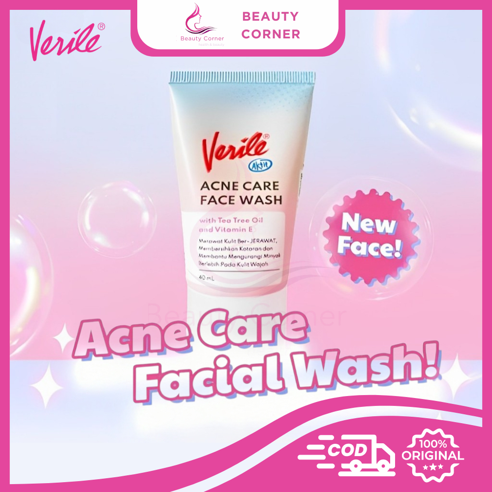 Jual Verile Acne Care Face Wash - 40ml | Shopee Indonesia