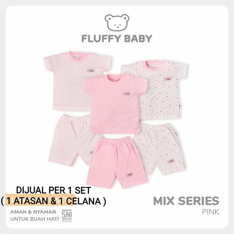 Jual FLUFFY - SETELAN PENDEK OBLONG FLUFFY - SETELAN BAJU ANAK - BAJU TIDUR ANAK - BAJU BAYI ...