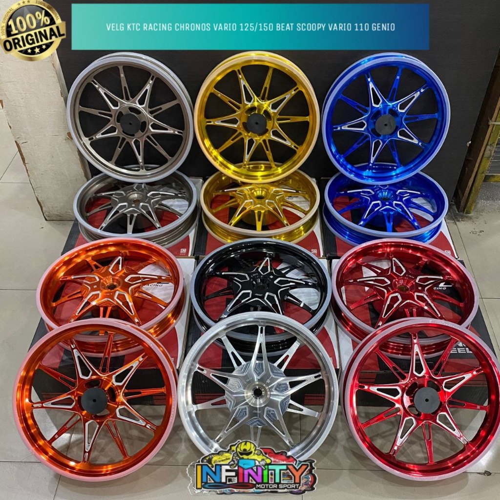 Jual VELG KTC RACING CHRONOS ALL BEAT VARIO 125/150 SCOOPY GENIO VARIO ...