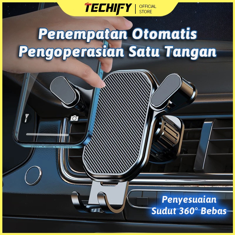 Jual Car Phone Holder pasang AC mobil tempat dudukan hape stand ...