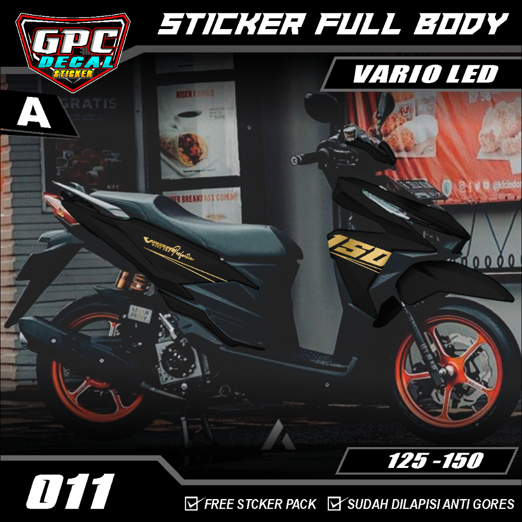 Jual DECAL STICKER OBRAL HOLOGRAM HONDA VARIO LED 125-150 FULLBODY ...