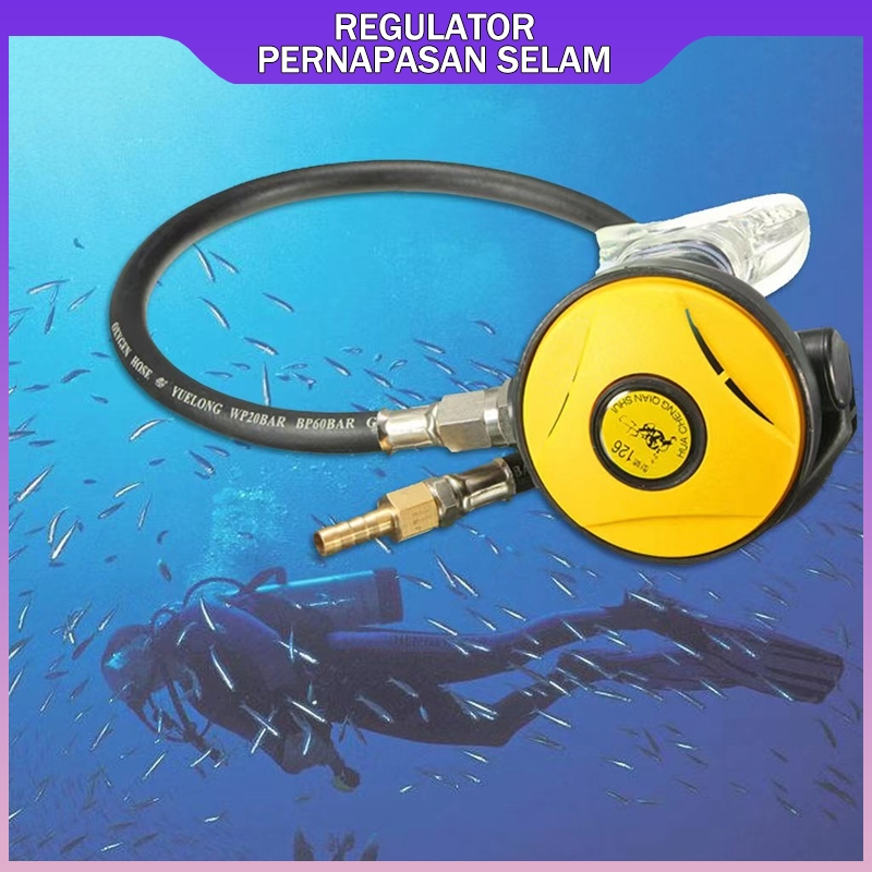 Jual Regulator respirator selam tahap kedua dengan mulut gigit | Shopee ...