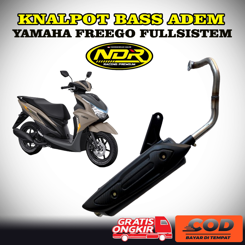 Jual KNALPOT TZM MOTOR MATIC STANDAR RACING YAMAHA FREEGO NDR EXHAUST ORIINAL | Shopee Indonesia