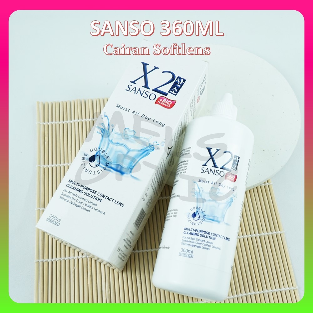 Jual Cairan Softlens X2 SANSO Plus Bio Formula Mps 360ml | Shopee Indonesia