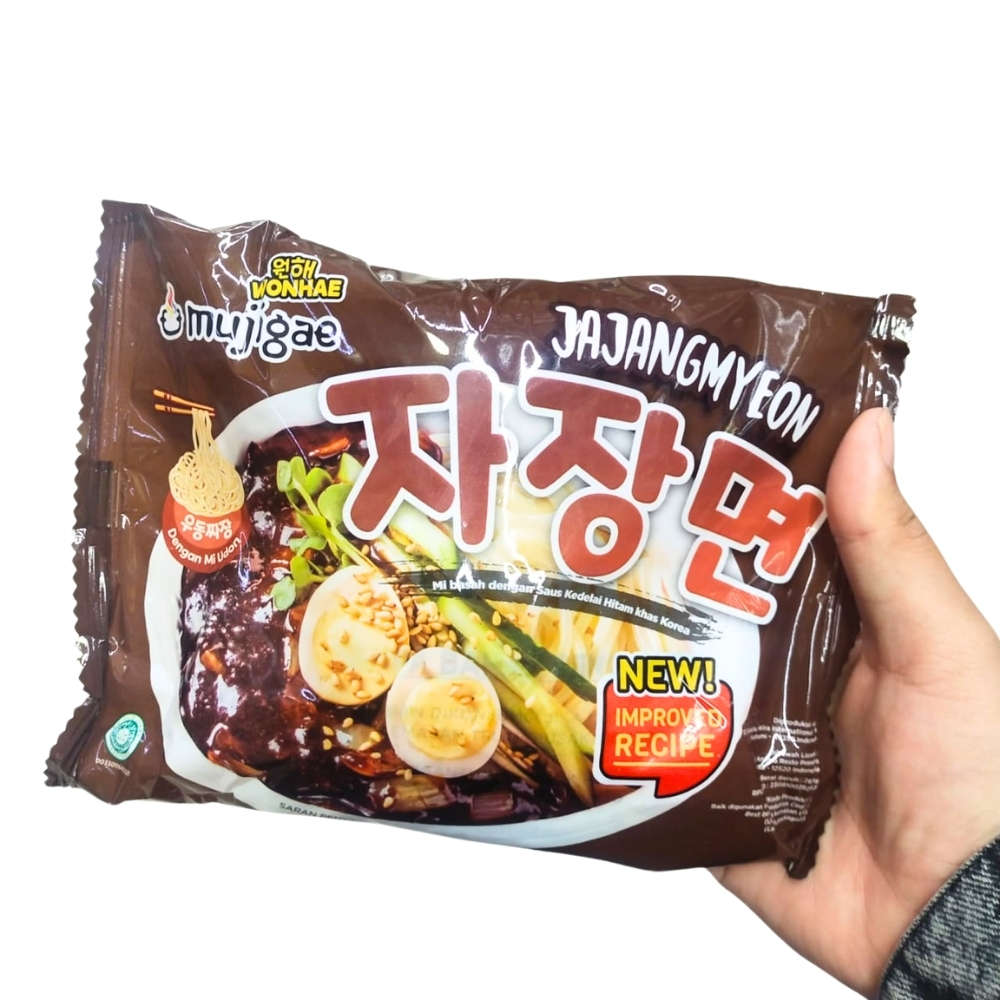 Jual Jajangmyeon Mujigae Mie Basah Saus Kedelai Hitam Korea | Shopee ...