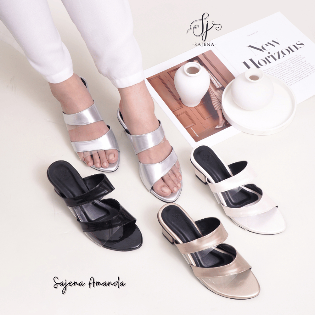 Jual SAJENA Amanda Heels Wanita 5 Cm | Shopee Indonesia