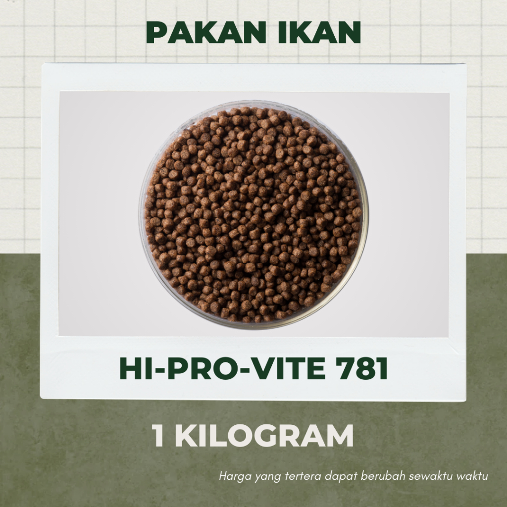 Jual Pakan Ikan Pelet Ikan HI PRO VITE 781 Original | Shopee Indonesia