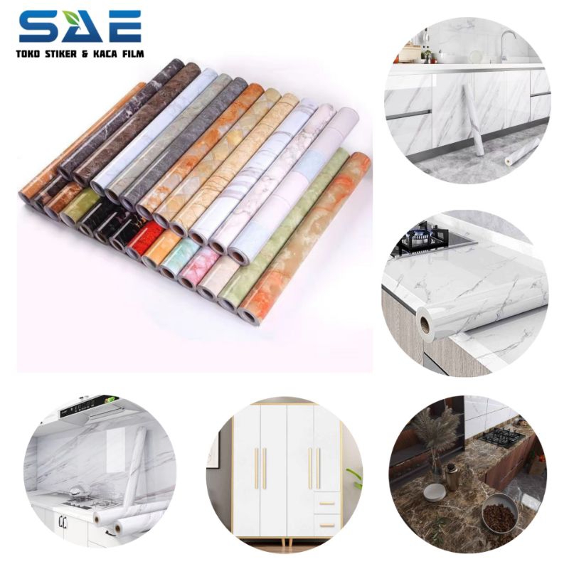 Jual Wallpaper Marmer Pvc Pelapis Meja Lemari Kayu Triplek Dinding ...