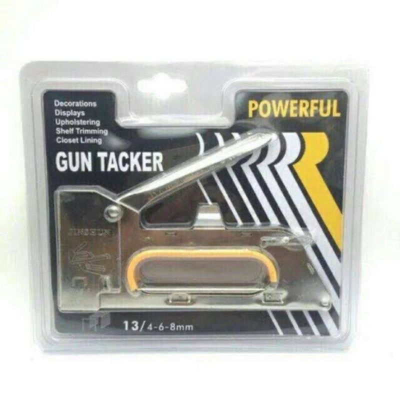 Jual Seteples tembak Gun tacker | High Powerfull Gun Tacker | Shopee ...