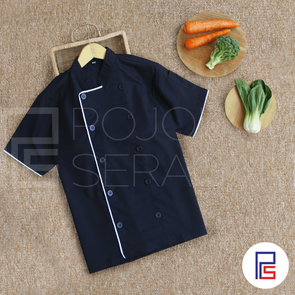 Jual Chef Jacket | Baju Chef | Baju Cook | Seragam Chef Lengan Pendek ...