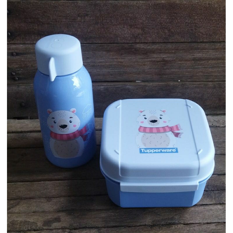 Jual Paket Fancy n Cutie Box Tupperware Baru (Botol&Lunch Box) | Shopee ...