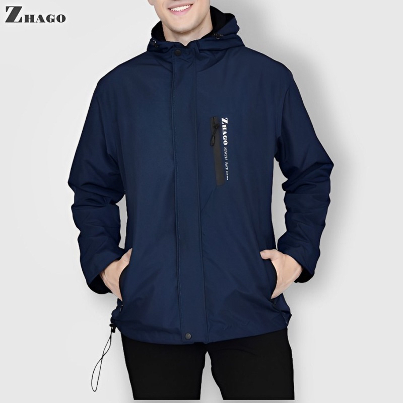Jual Jaket Terbaru Viral Tahan Air Dan Angin Taslan ZHAGO PREMIUN ...