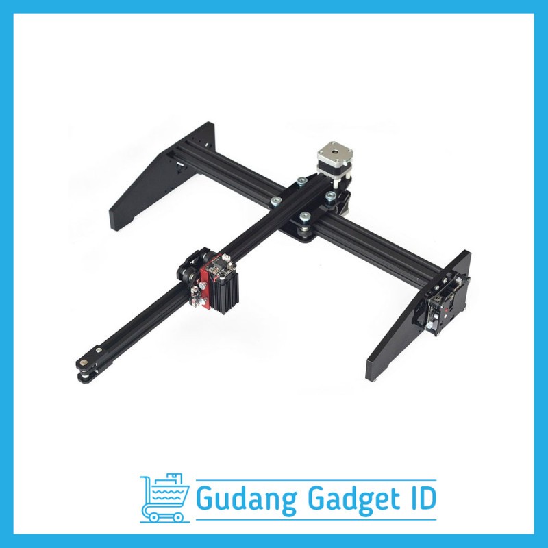 Jual Mesin Grafir Laser CNC Printer Gravir Engraver Ukir Kayu Engraving 2500mW - 3826 - Black ...