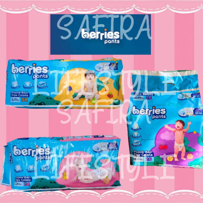 Jual BERRIES PANTS M34, L30, XL26 | Shopee Indonesia