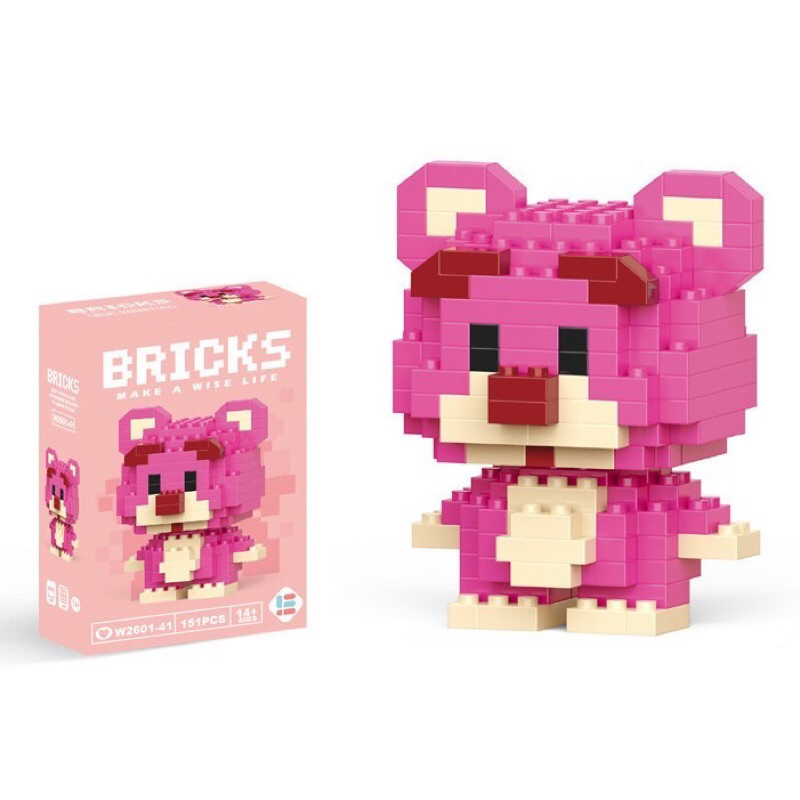 Jual Mini Building Blocks Motif Karakter / Mainan Edukasi Anak Balok ...