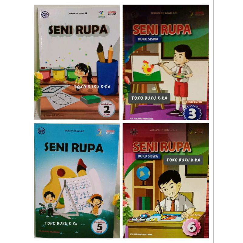 Jual BUKU SISWA GILANG PRATAMA SENI RUPA SD/MI KURIKULUM MERDEKA | Shopee Indonesia