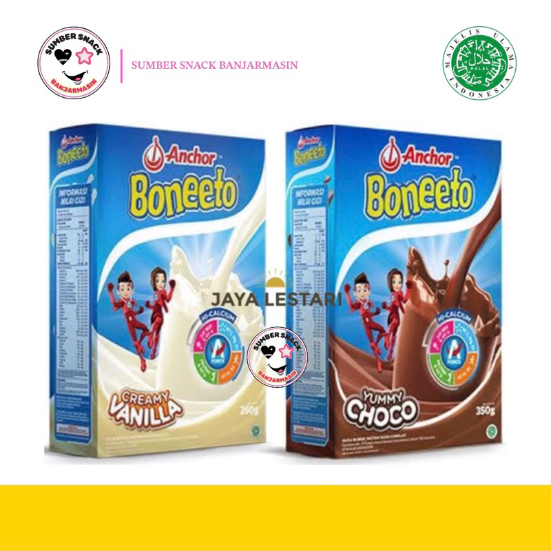 Jual Anchor Bonetto Susu Tinggi Kalsium Anak (340g) (2 Varian Rasa ...