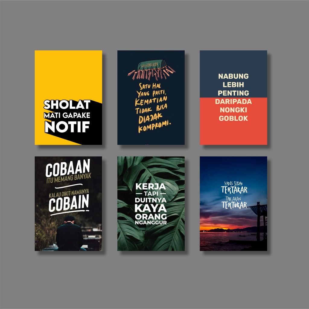 Jual Poster Dinding Quotes/Kata-kata menarik | Shopee Indonesia