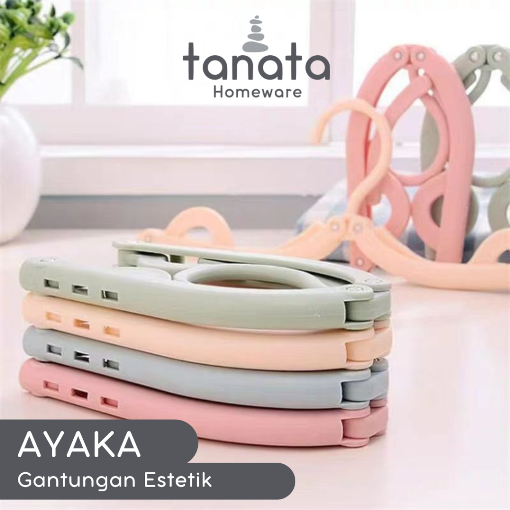 Jual TANATA - AYAKA Magic Hanger Lipat Handuk Pintar Gantungan Baju ...