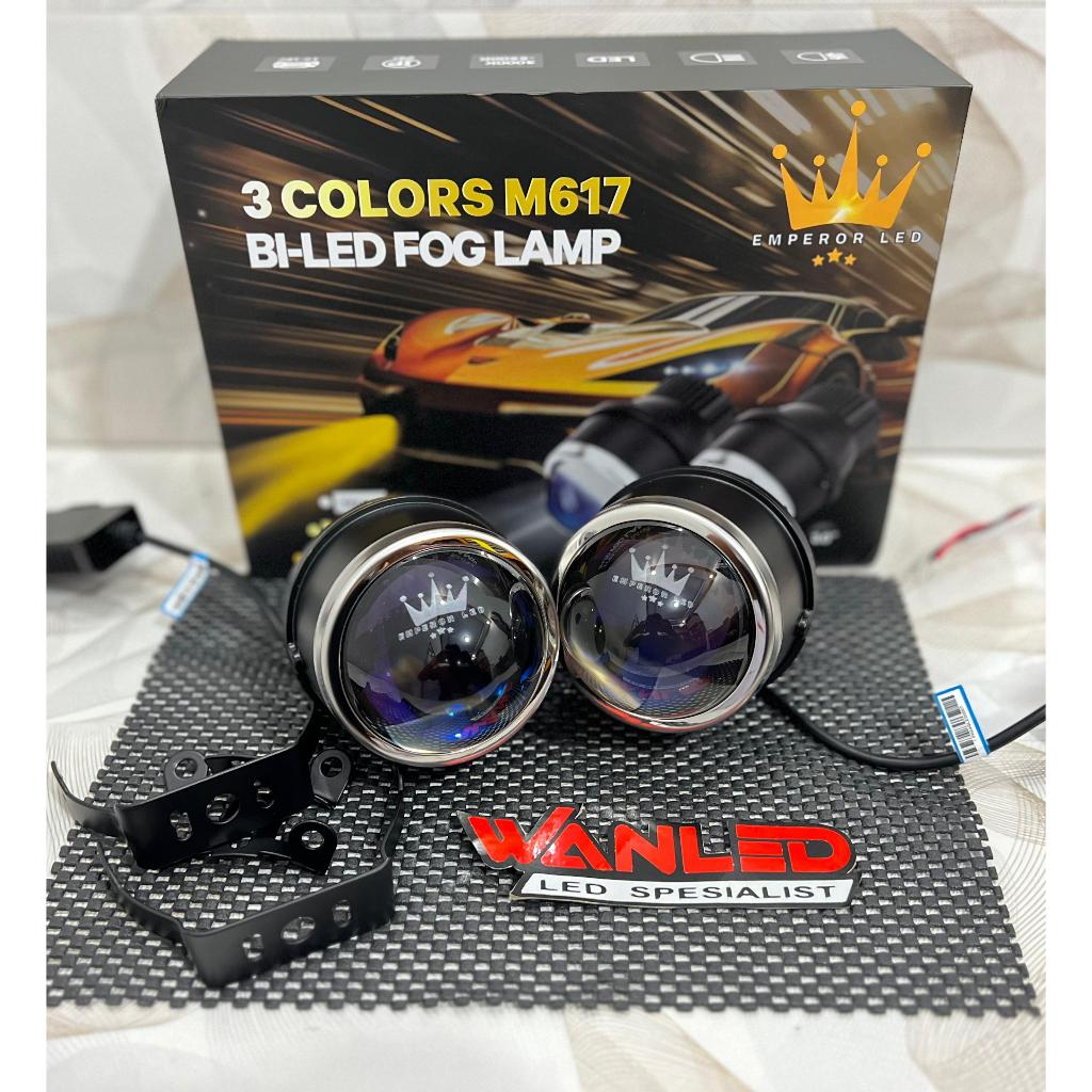 Jual Lampu Bi lled Foglamp 3 warna EMPEROR Bluelens 40W 3 color fog ...