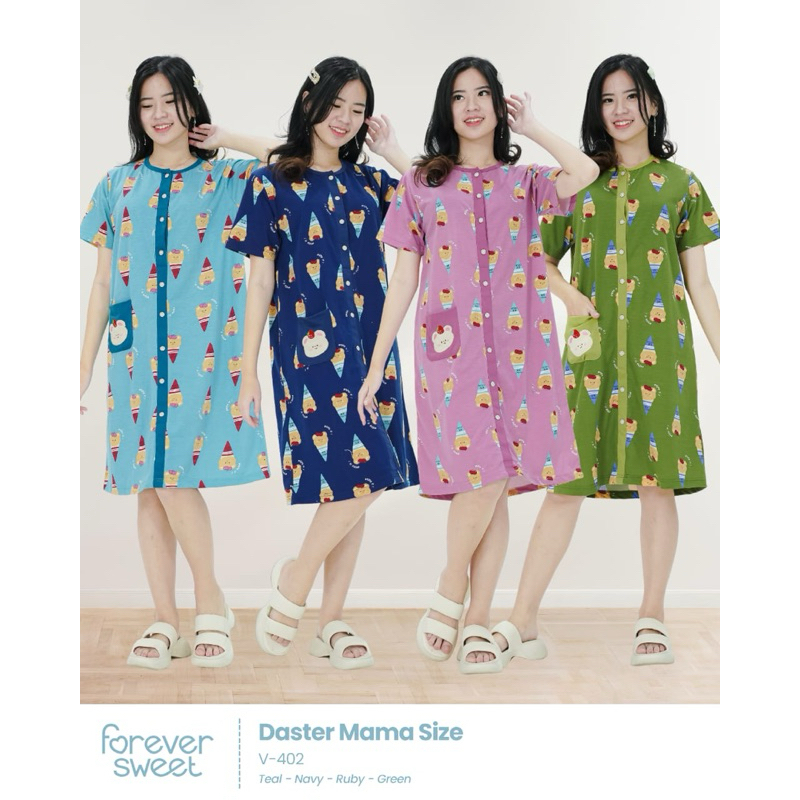 Jual Dress Daster Ruffle Korean Forever Sweet All Size Dewasa Wanita ...