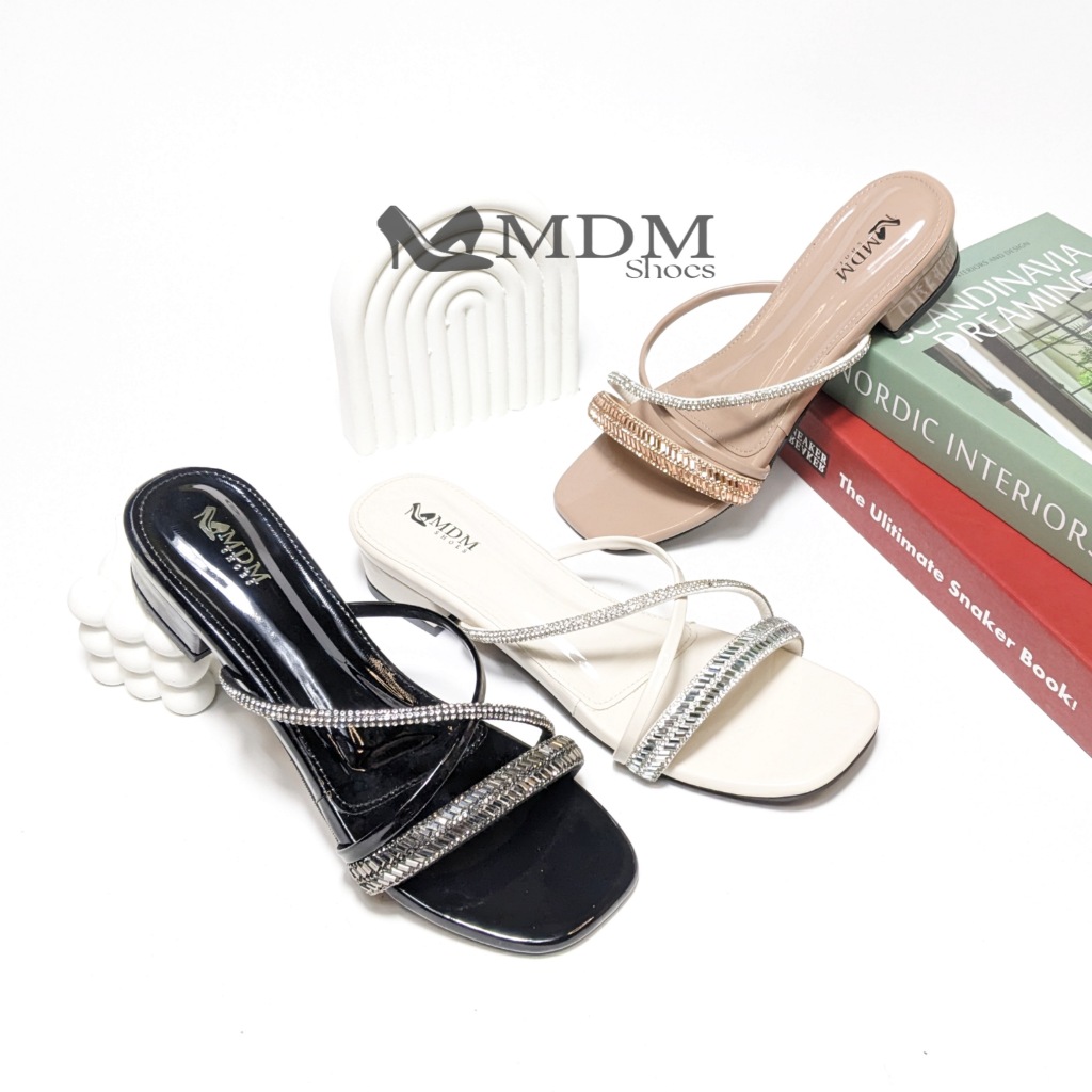 Jual VIENA, Sendal Wanita, Sendal Hak Tahu 3cm By. MDM Shoes | Shopee ...