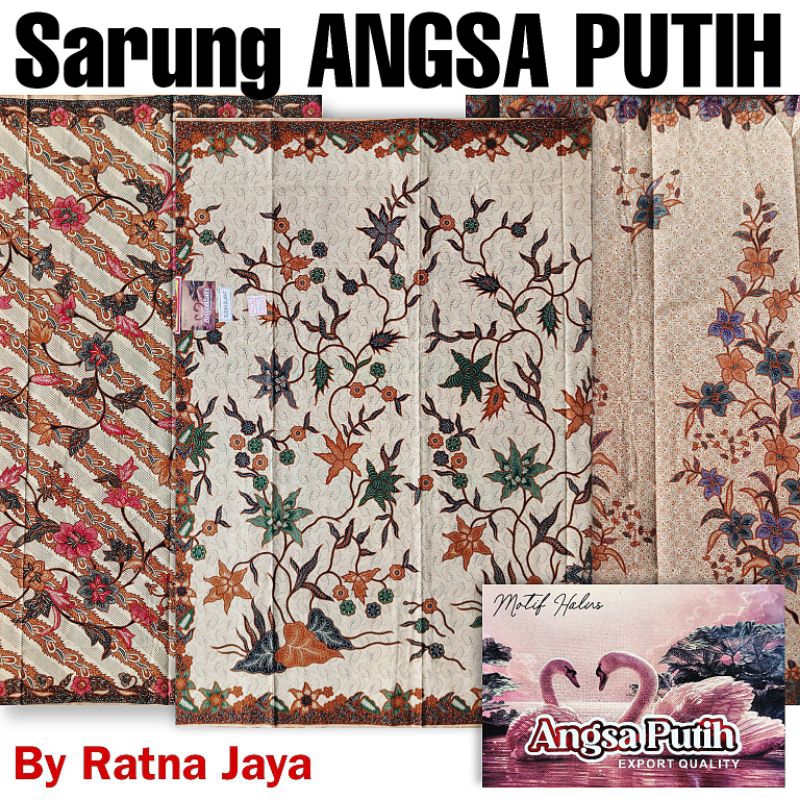 Jual Sarung Batik Angsa Putih Kain Katun Jarik Wanita Motif Panjang ...