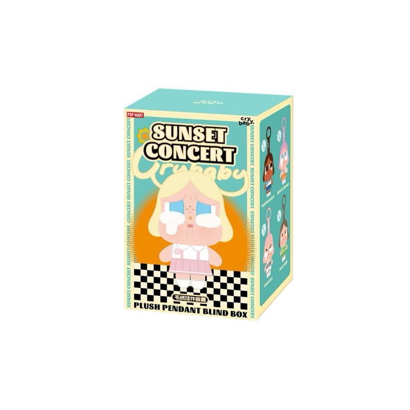 Jual CRY BABY Sunset Concert Plush Pendant Blind Box POP MART | Shopee ...