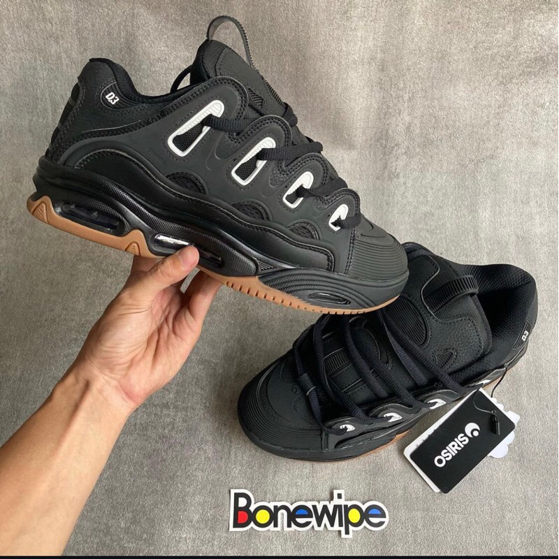 Jual Fat Shoes / Sepatu Gemuk OSIRIS D3 black gum | Shopee Indonesia