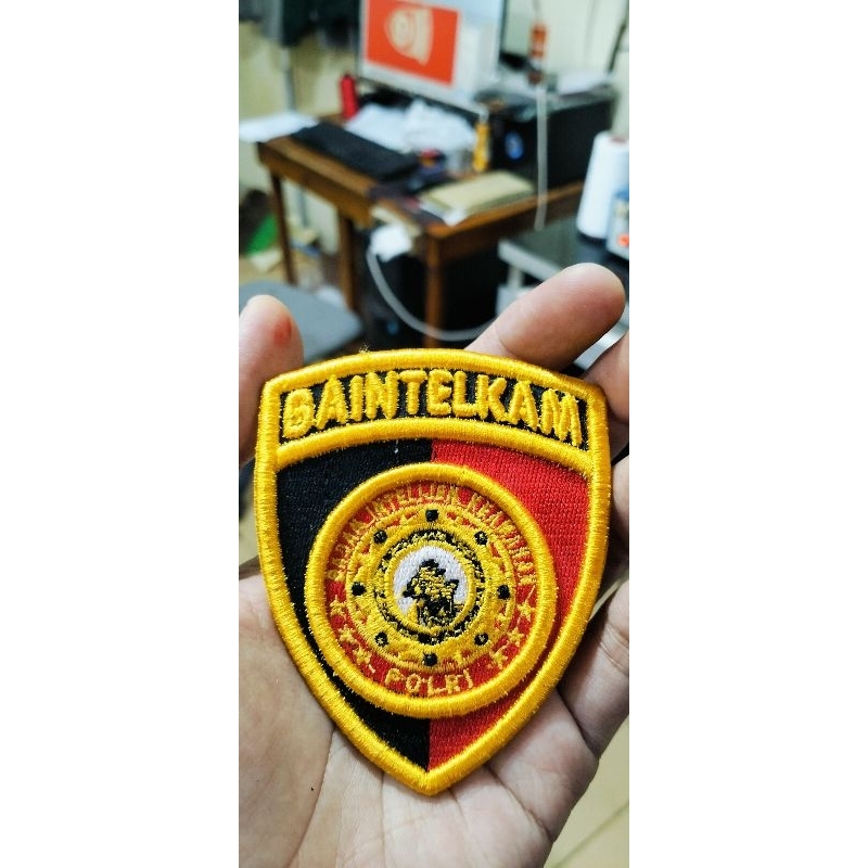 Jual bordir LOGO BAINTELKAM timbul - biasa | Shopee Indonesia