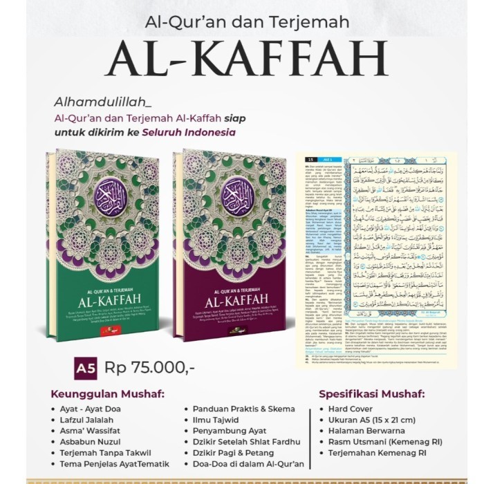 Jual Buku Al-Qur'an Terjemahan Ukuran A5/Al Kaffah | Shopee Indonesia