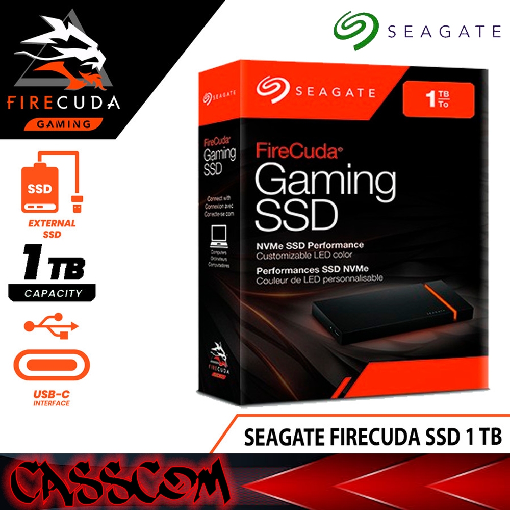 Jual Seagate Firecuda Gaming SSD 1TB / External SSD USB-C / Garansi 5 ...
