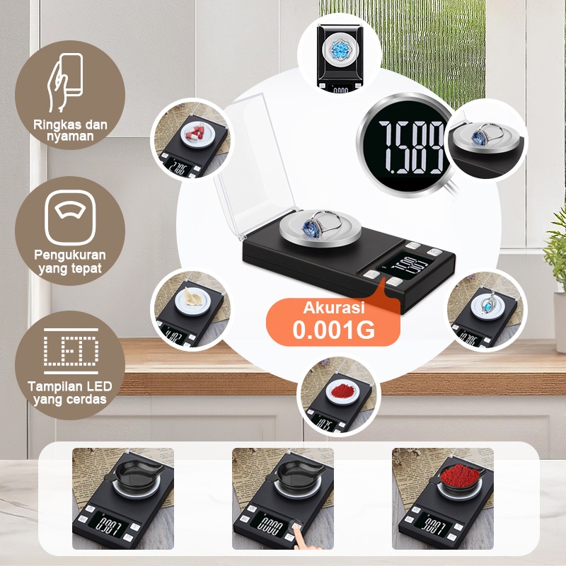 Jual Mini Pocket Scale Timbangan Digital untuk Perhiasan dan Emas ...