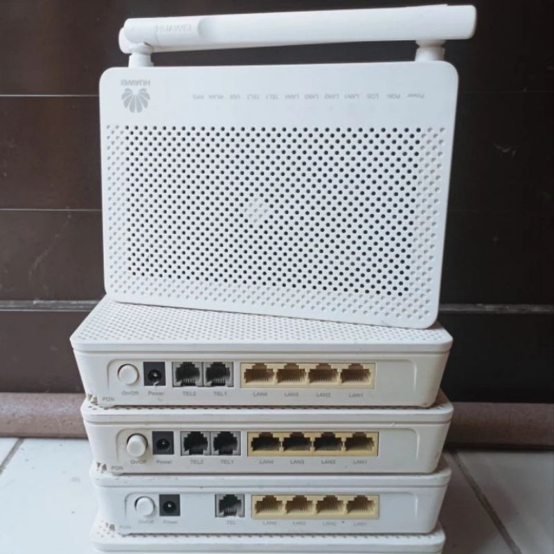 Jual MODEM HUAWEI ROUTER GPON ONT HG8245H5 PORT Biru dan EG8241H5 PORT hijau second garansi ...